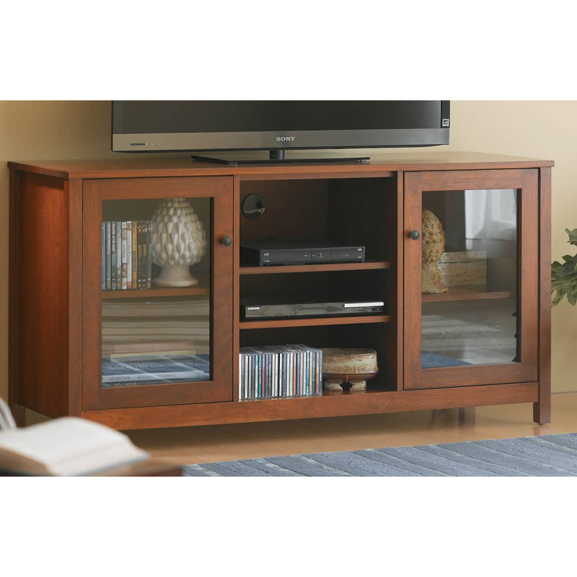 60" Shaker Wood TV Console – Vermont Made Furniture
