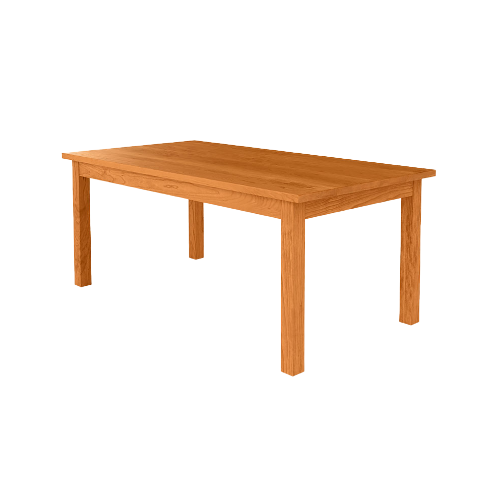 Rectangular Modern Mission Wood Table – Vermont Made Furniture